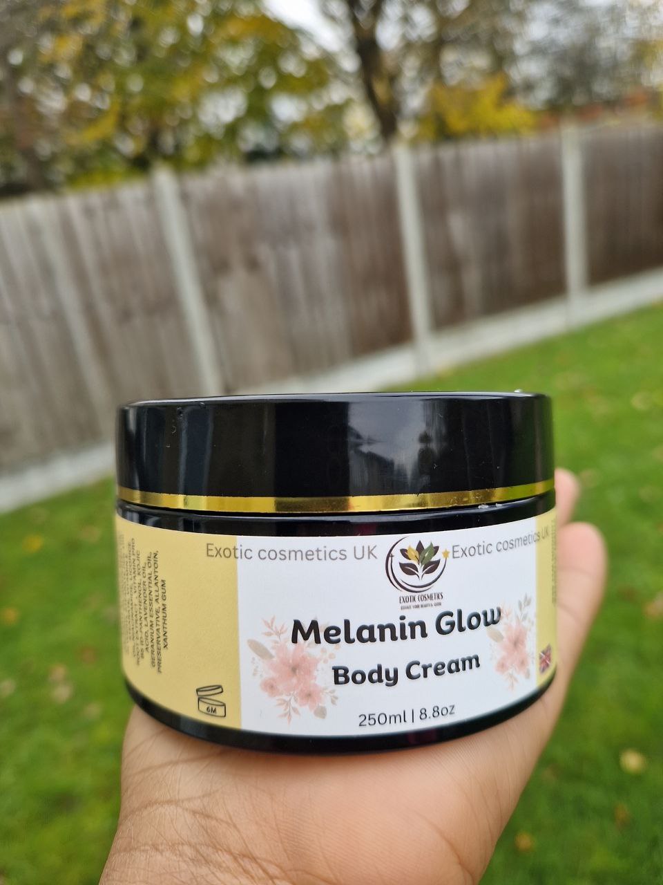 Melanin Glow Body Cream with NIACINAMIDE – Exotic Cosmetics